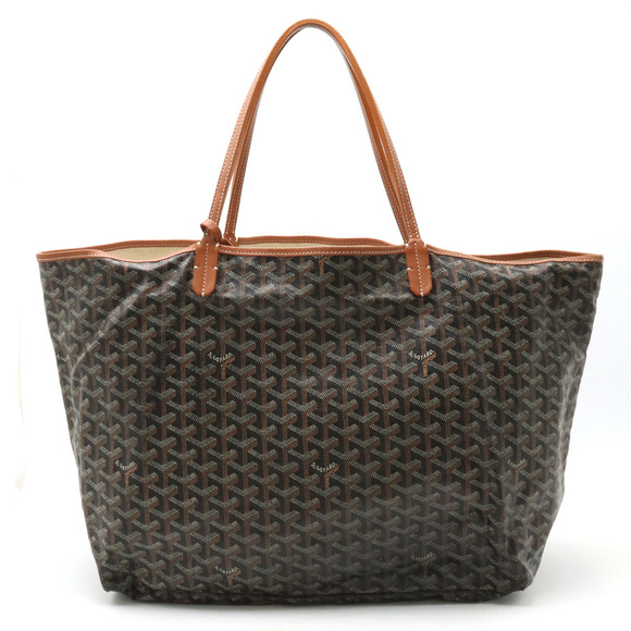 Goyard | Bags | Goyard Saintlouis Gm Tote Bag Black Brown | Poshmark